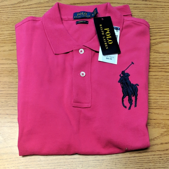 Polo Ralph Lauren | Tops | Polo Ralph Lauren Cotton Skinny Fit Big Pony Polo Shirt | Poshmark